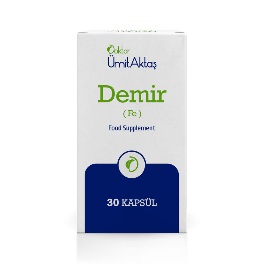 Demir Vitamini, Demir Takviyesi Kapsül Dr. Ümit Aktaş - İlaçsız Yaşam